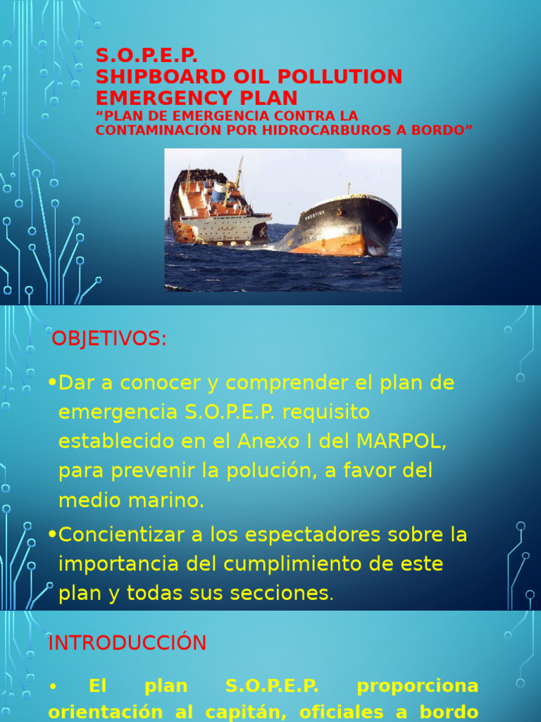 Sopep 1 | PDF | Contaminación