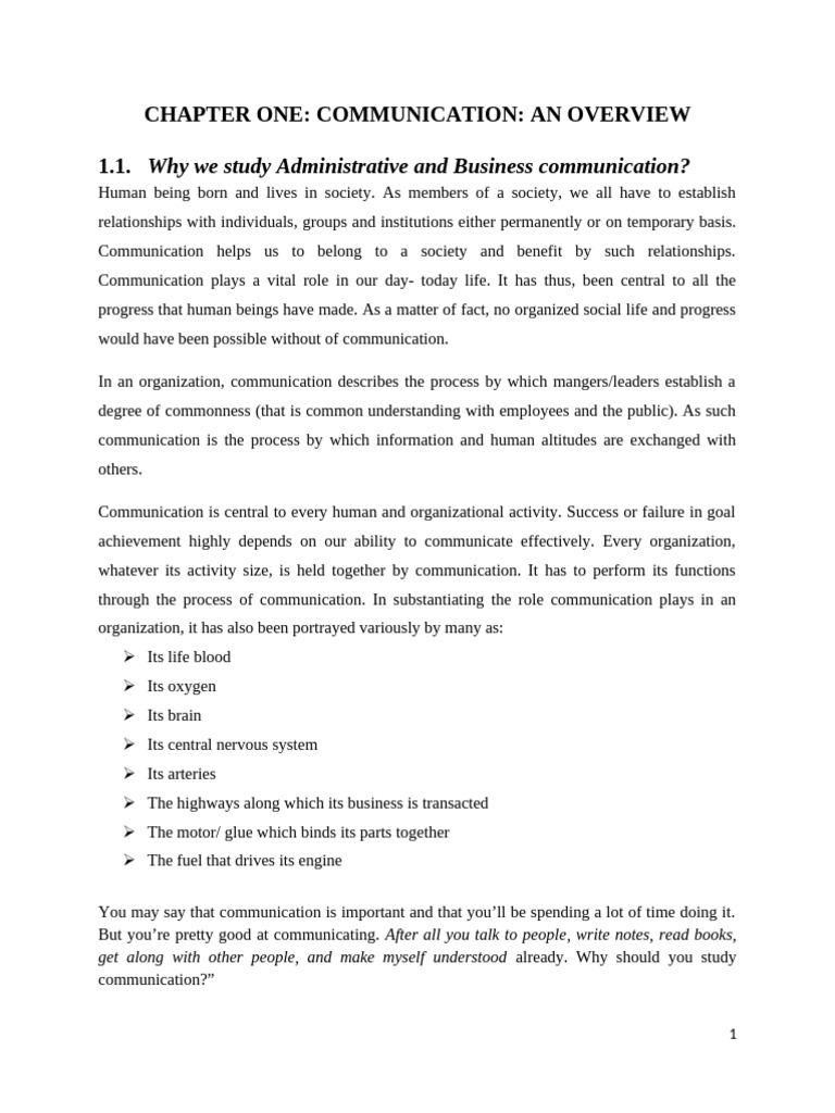 Abc-Chapter One | PDF | Communication | Persuasion