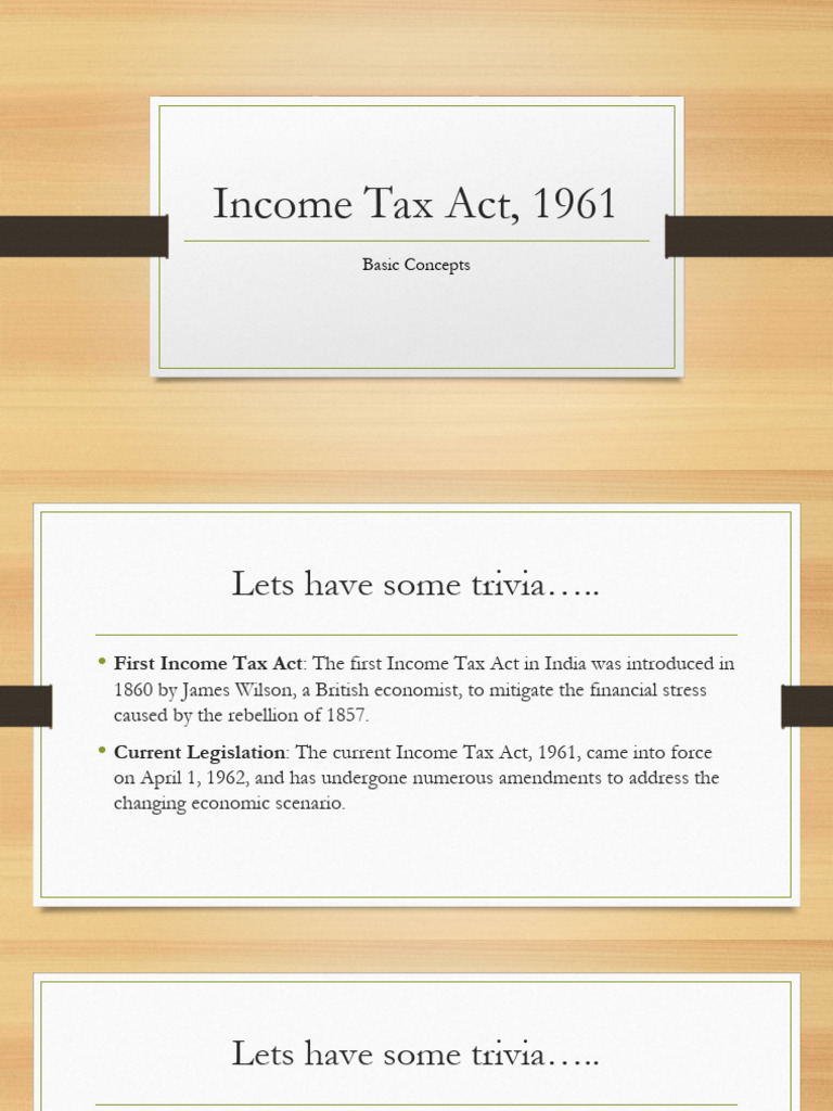 Basic Concepts | PDF | Taxes | Taxation In The United States