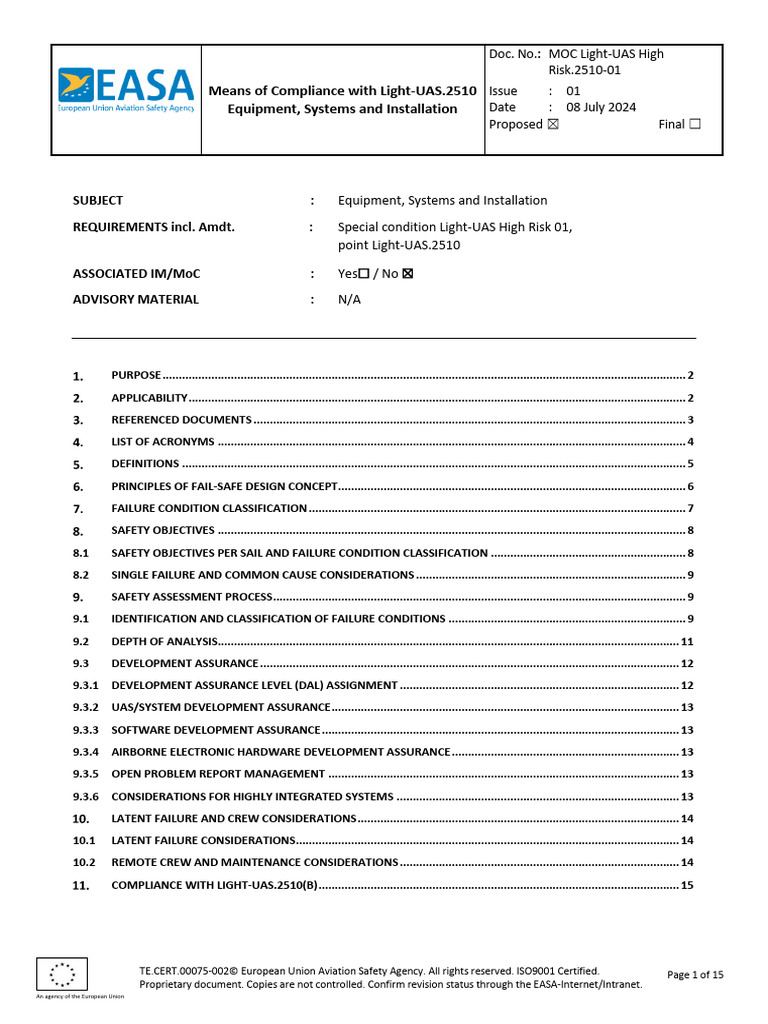 Compliance Guidelines for Light-UAS.2510 | PDF | Unmanned Aerial ...
