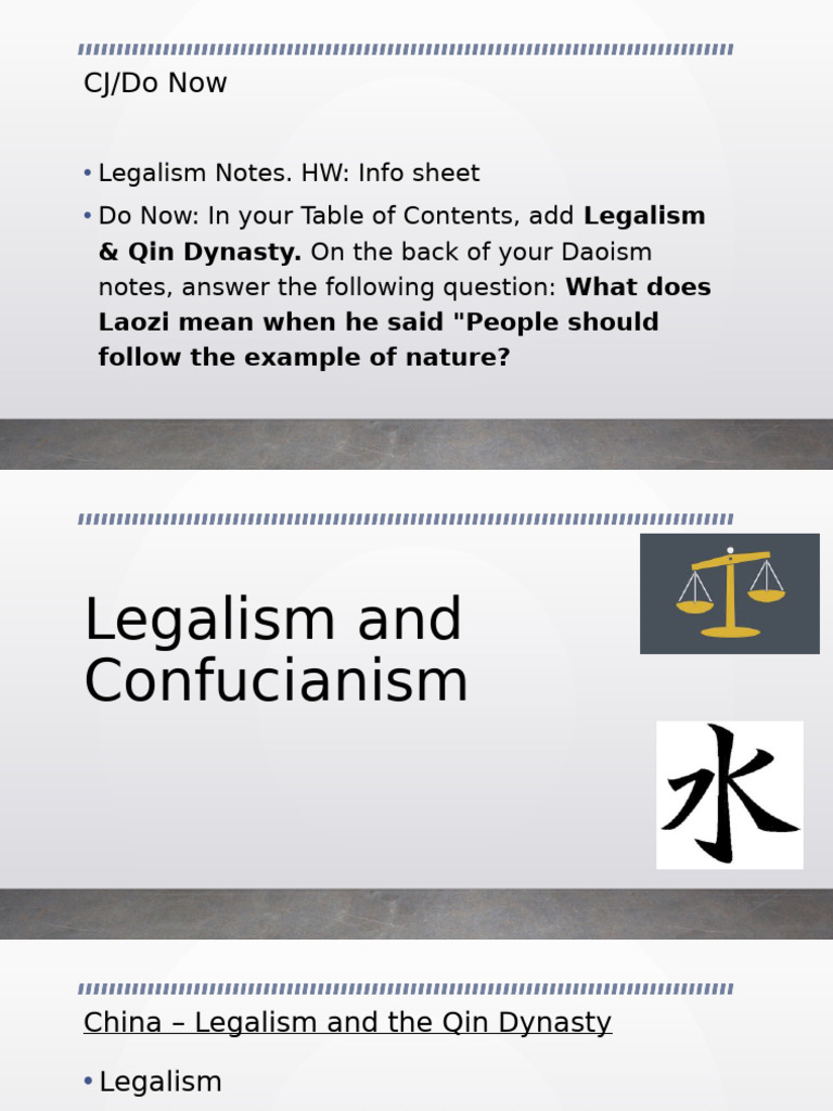Legalism and Confucianism in China | PDF | Confucianism | China