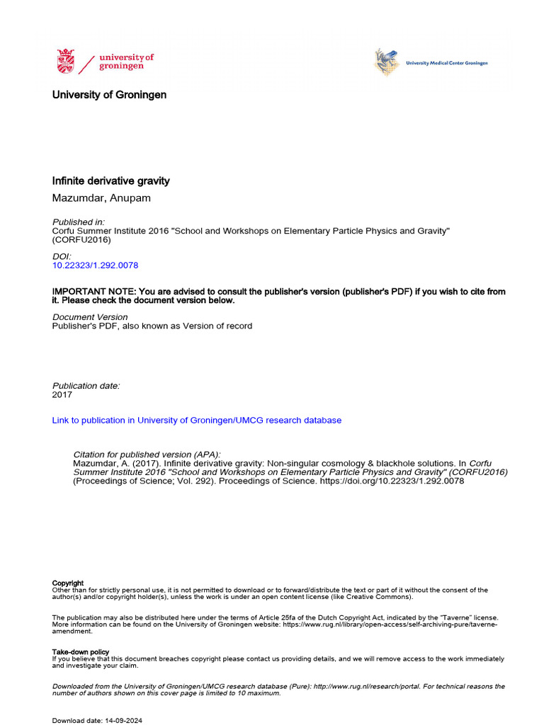 Physics Journal | PDF | Quantum Gravity | General Relativity