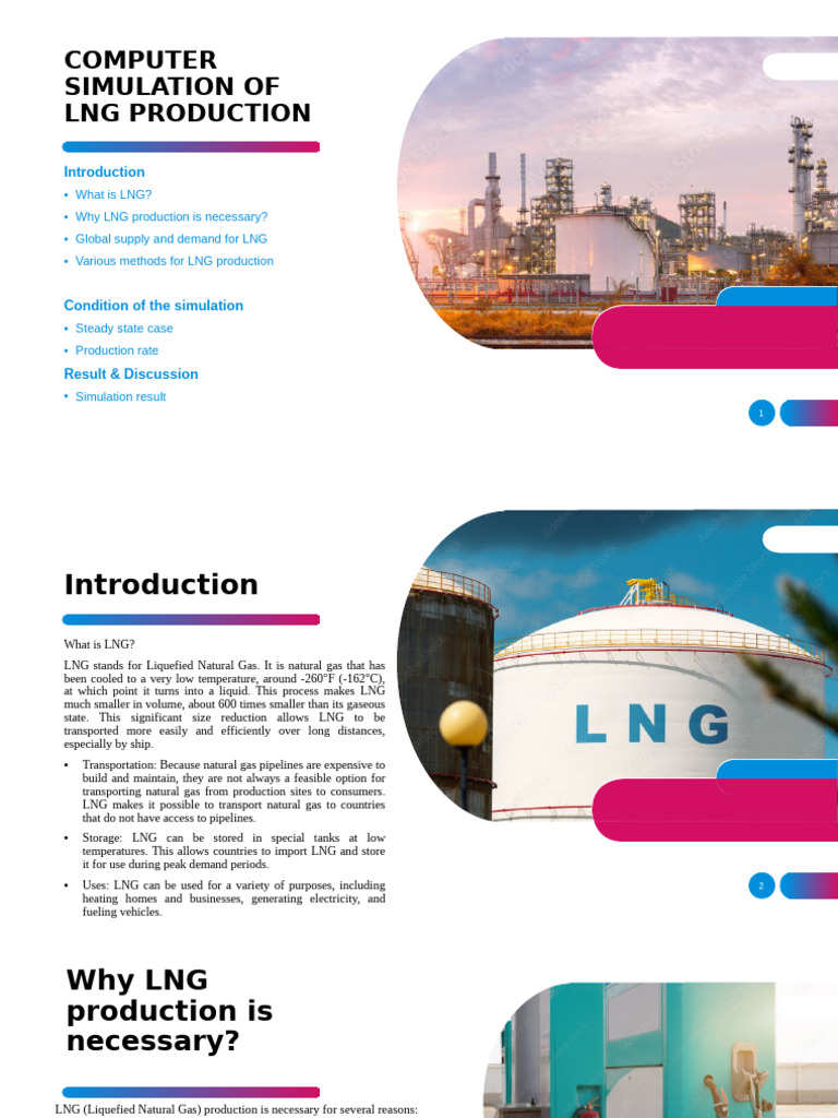 Computer Simulation of LNG Production | PDF | Liquefied Natural Gas ...