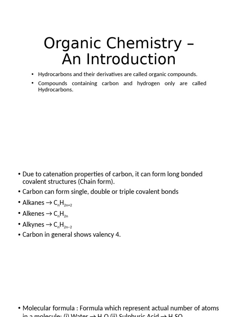 Organic Chemistry - An Introduction | PDF | Alkene | Chemical Reactions