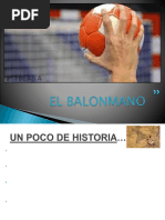 Materia Handball Pases | PDF | Mano | Hombro