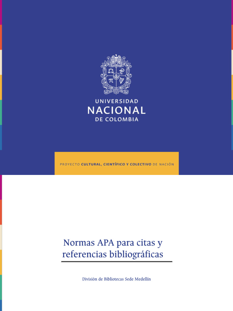 Normas APA para Citas y Referencias Bibliográficas | PDF