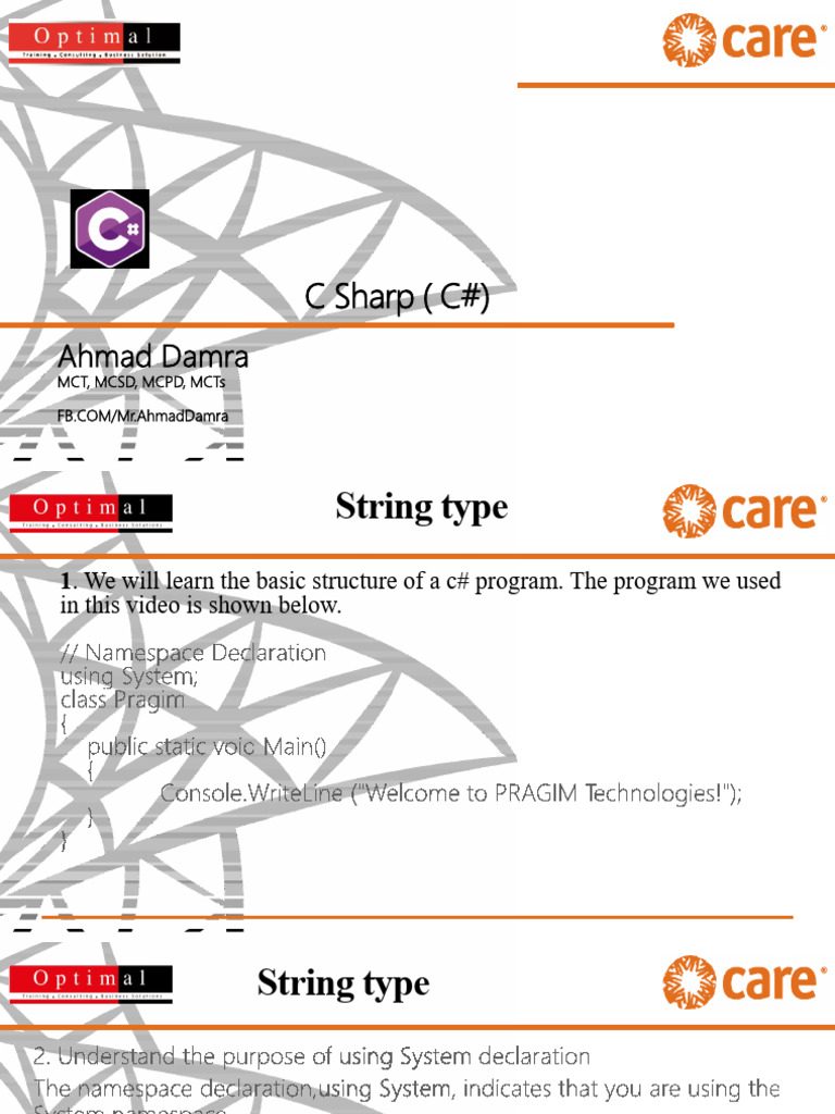 C Sharp | PDF | Control Flow | C Sharp (Programming Language) C Sharp | PDF | Control Flow | C Sharp (Programming Language)