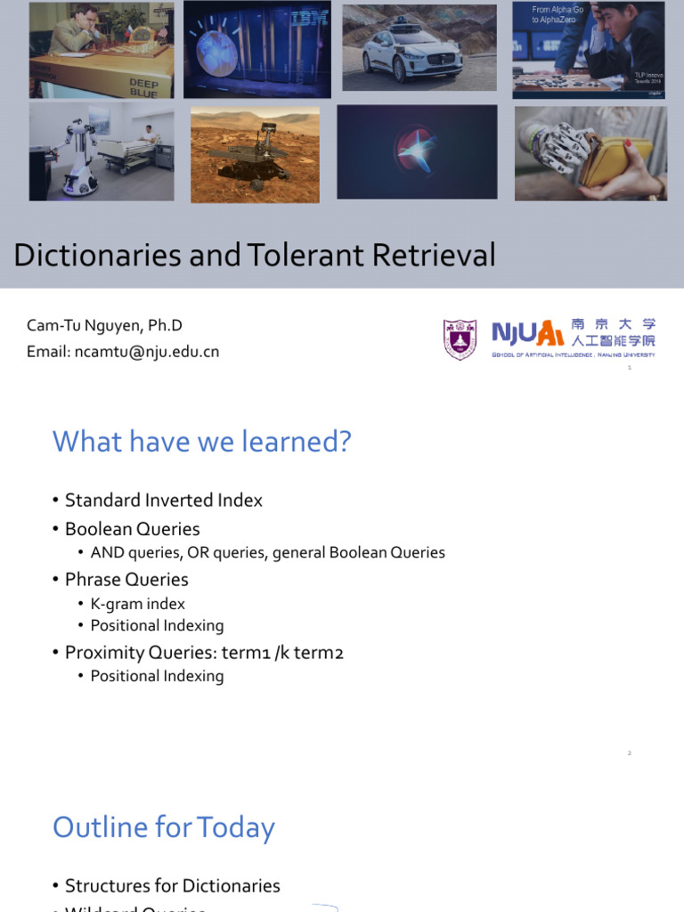 3.tolerant retrieval | PDF | Algorithms And Data Structures | Algorithms