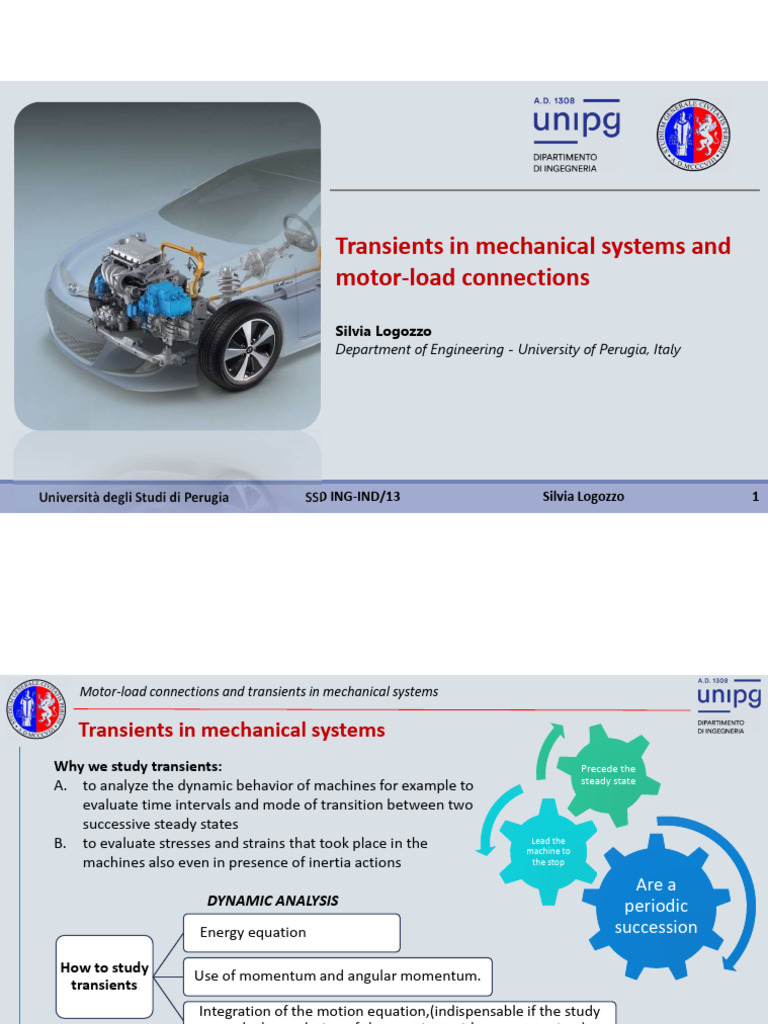 3.1 - Intro To Transients in Mechanical Systems | PDF | Torque | Machines