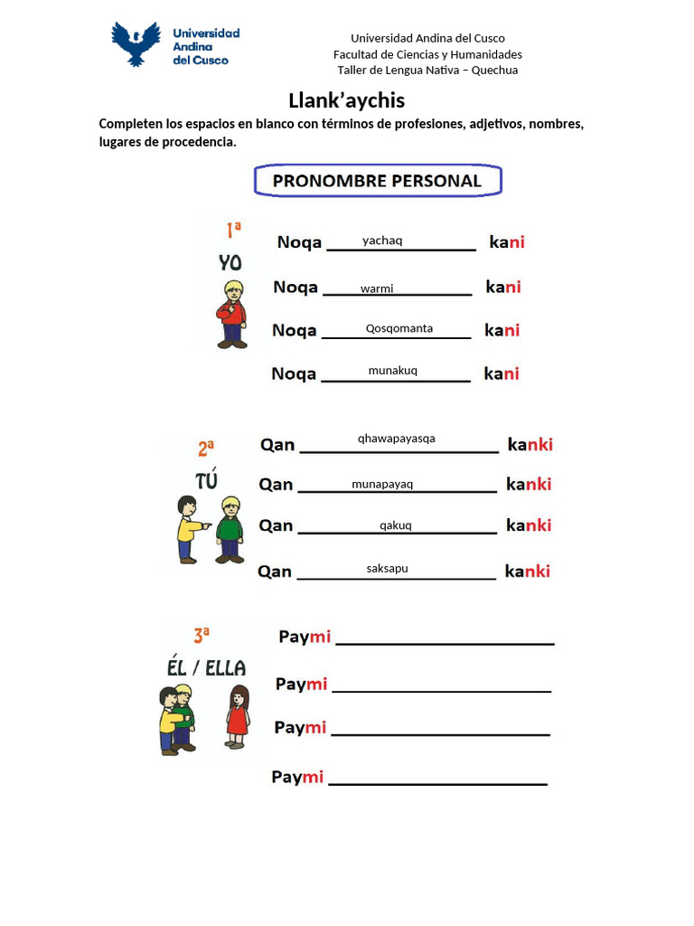 5 - Pronombres Personales y Verbo Ser Avanzado | PDF