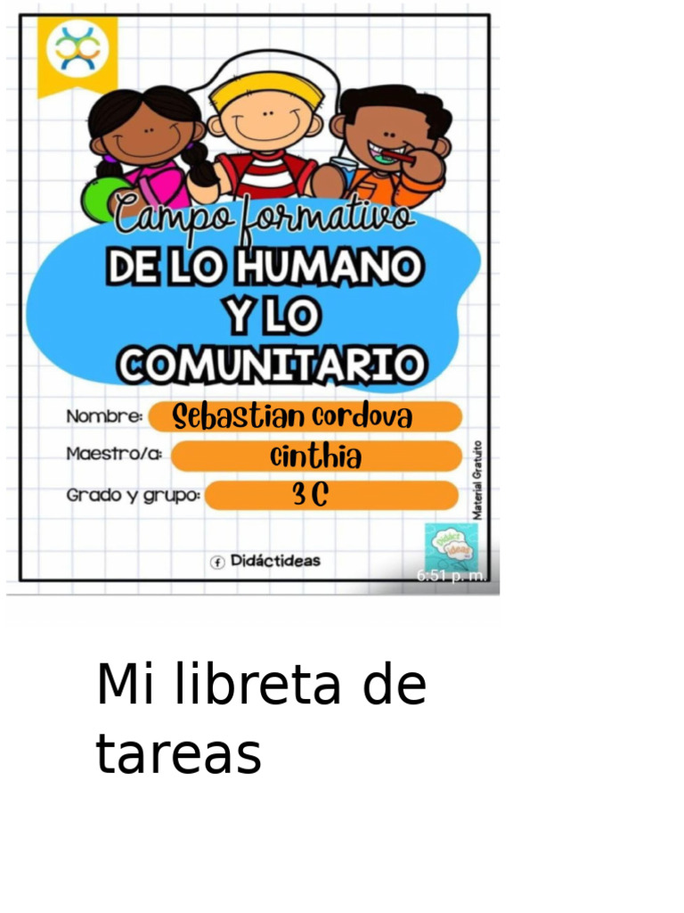 Mi libreta de tareas | PDF