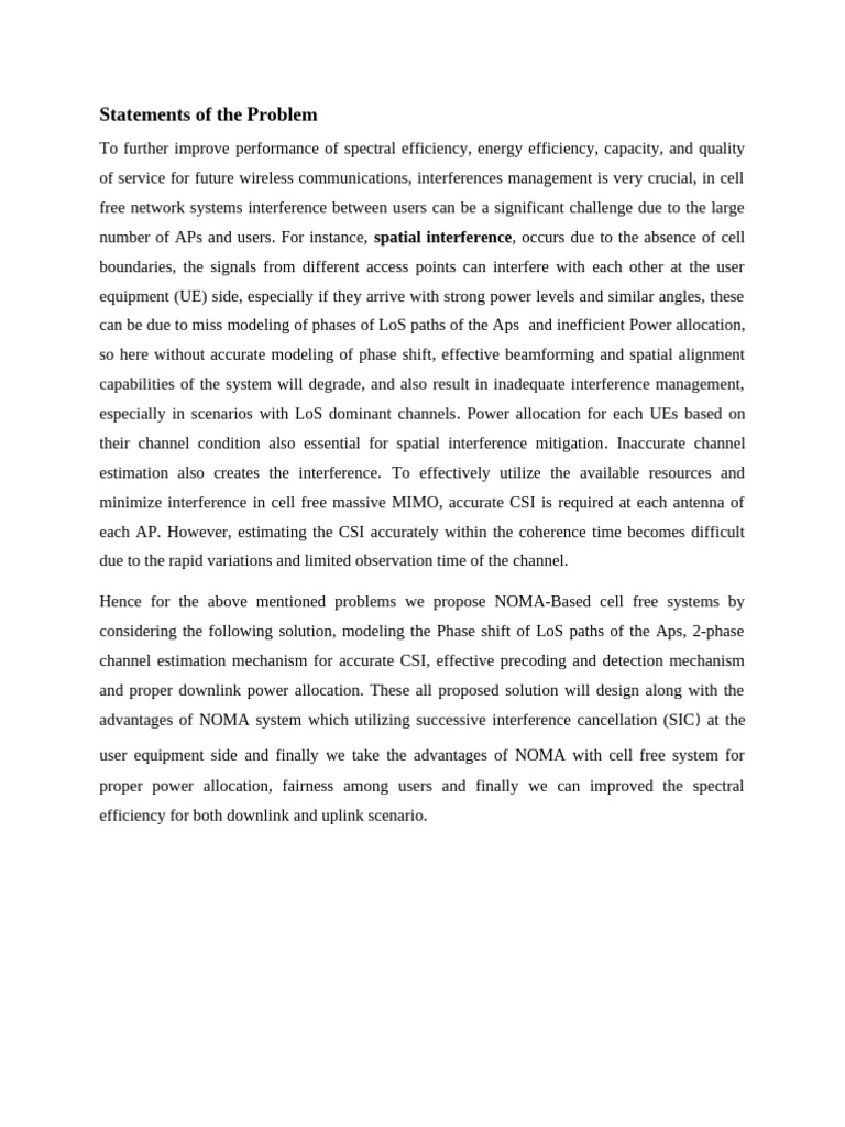 problem statement draft | PDF