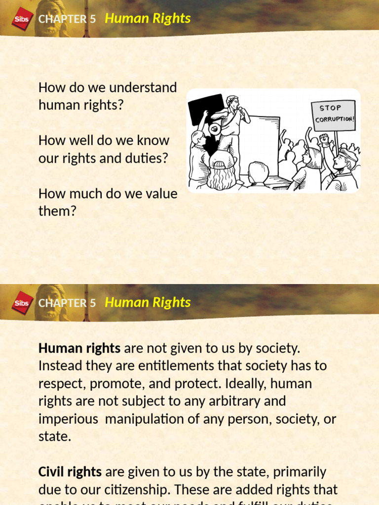 CLE 10 TB U2 Chapter 5 Human Rights | PDF | Social Science