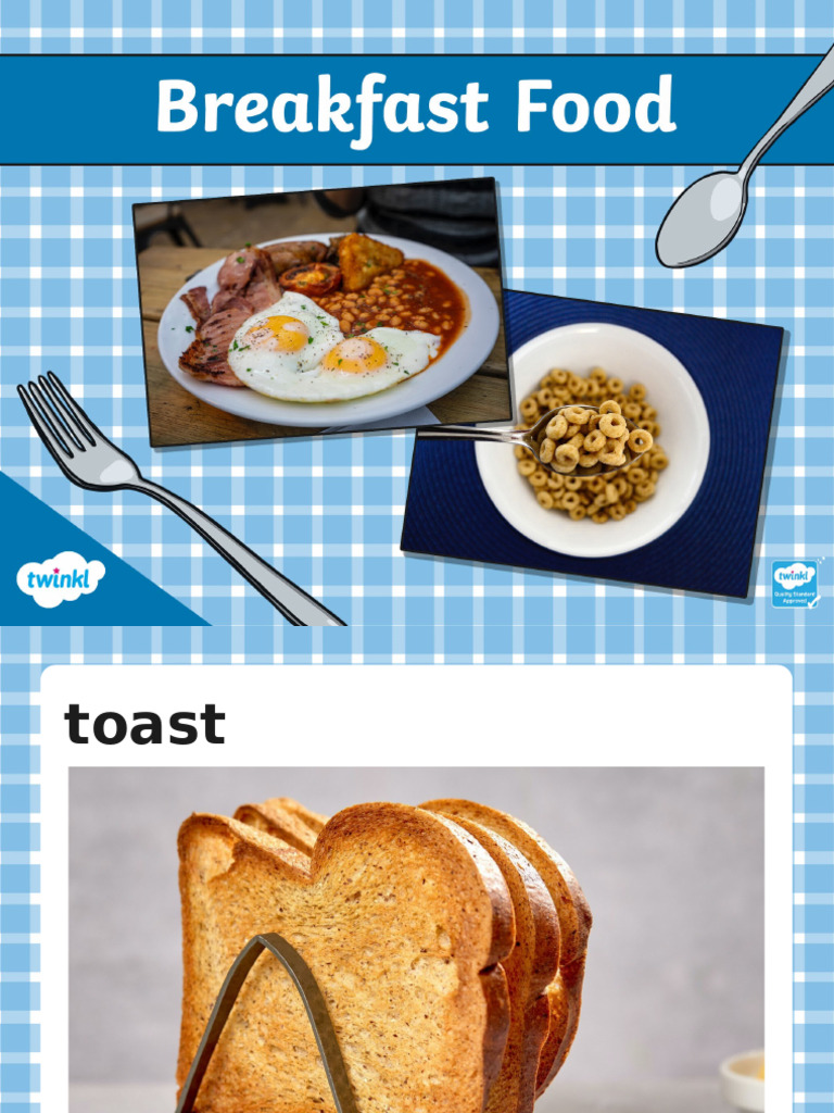 Breakfast Food Photo Powerpoint | PDF