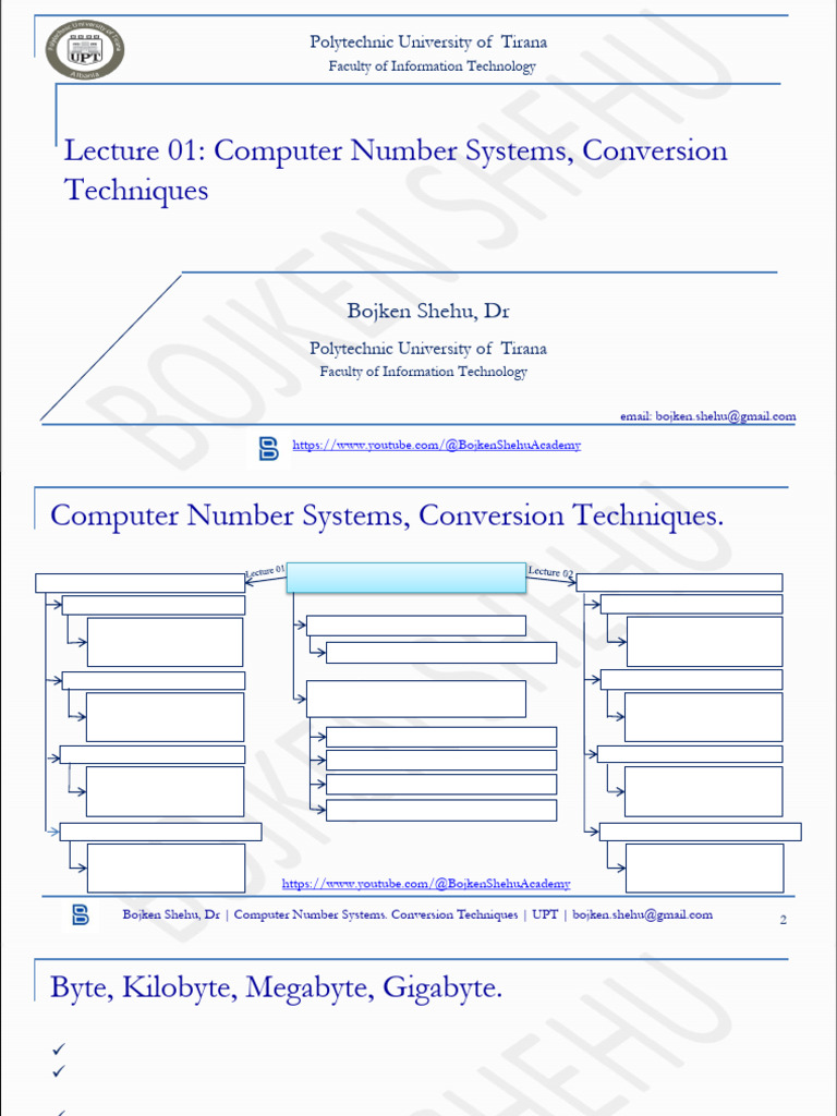 Computer Number Systems Overview | PDF | Decimal | Byte