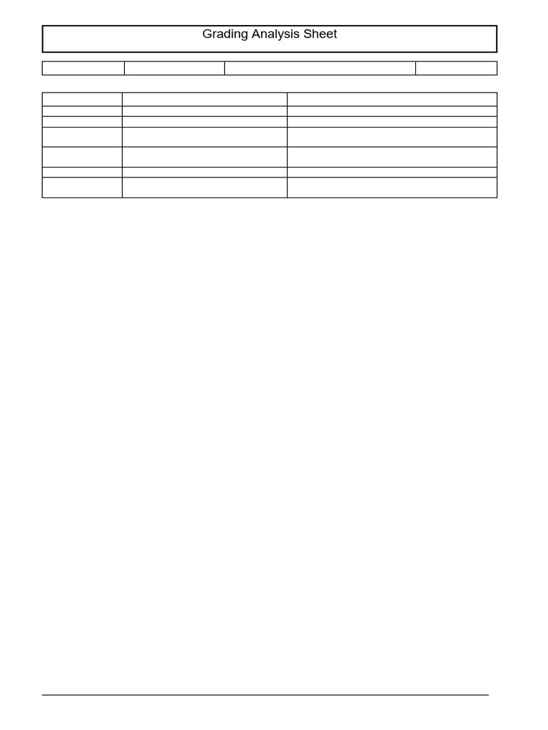 726395-Grading Analysis Sheet | PDF