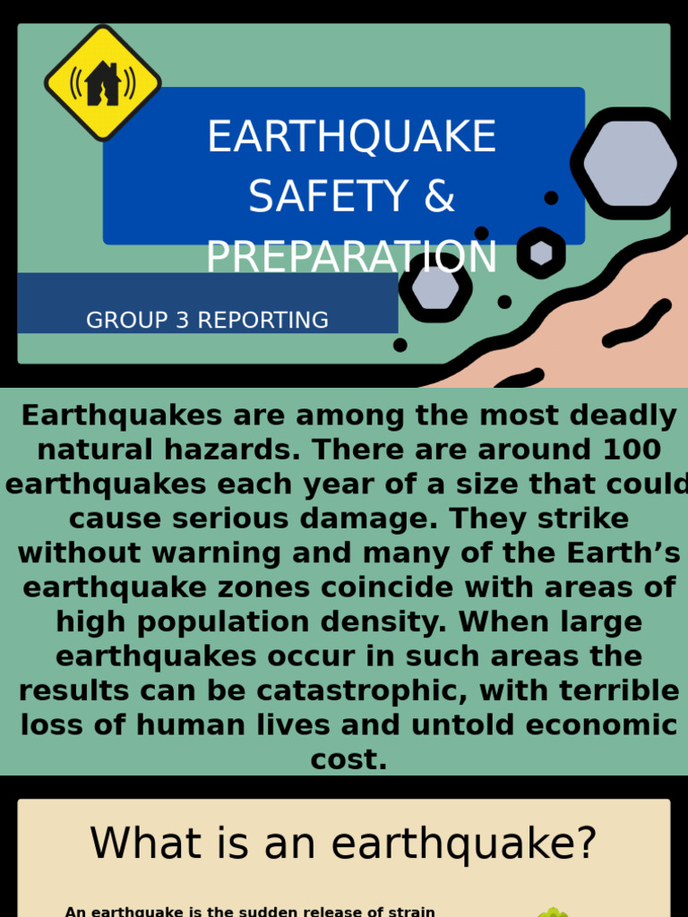 Earthquake Safety & Preparation | PDF | Earthquakes | Seismology