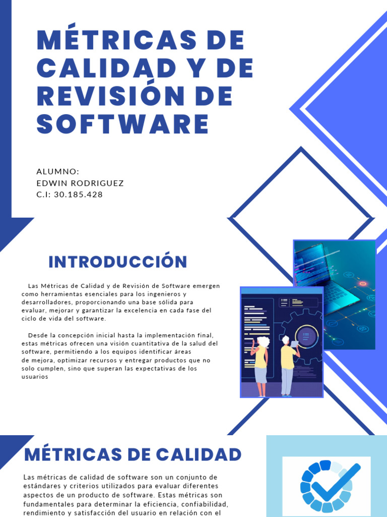 Métricas de Calidad y de Revisión de Software | PDF | Software ...