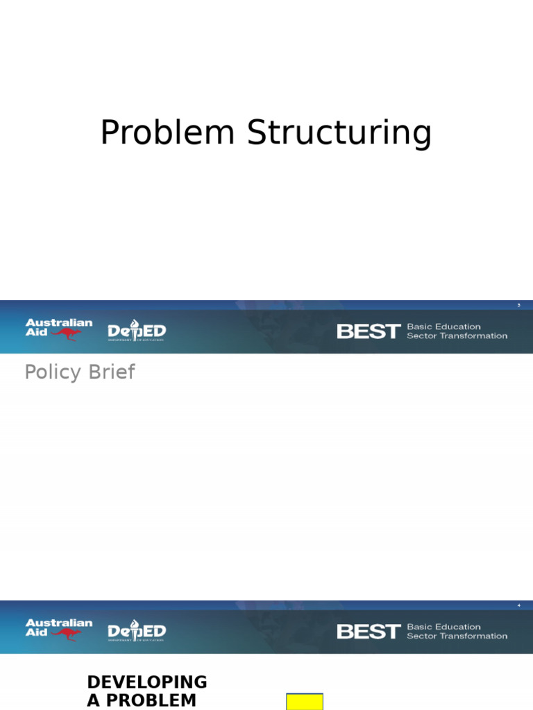 Problem Structuring | PDF | Career & Growth | Self-Improvement