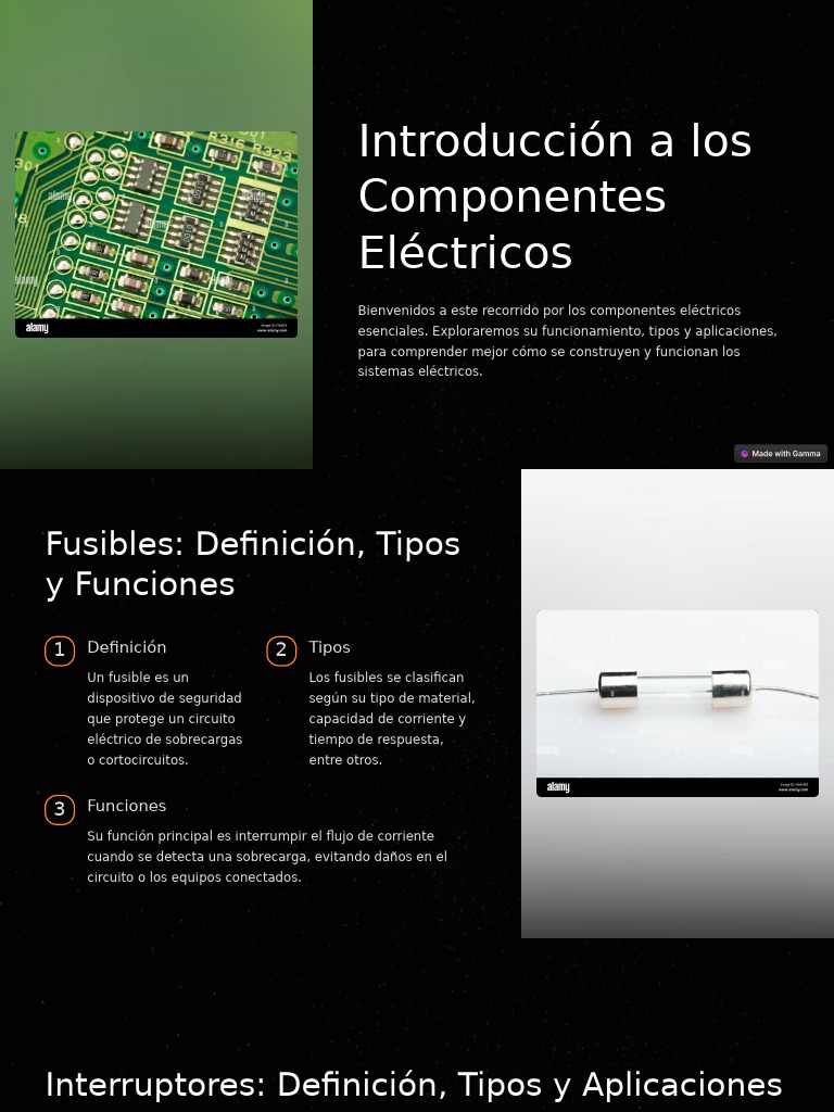 Introduccion A Los Componentes Electricos | PDF | Inductor | Relé
