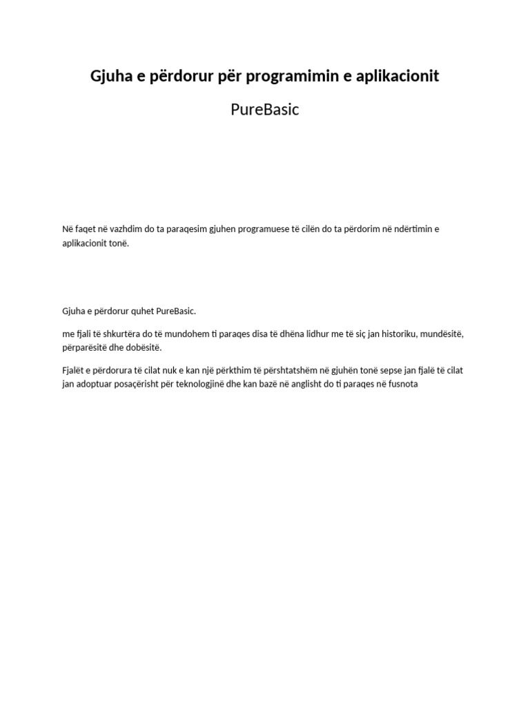 Gjuha e Përdorur | PDF