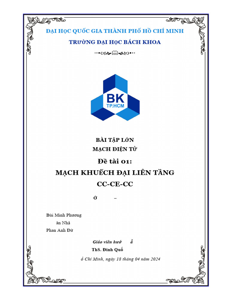 BTL MDT KSTN Nhom 01 | PDF