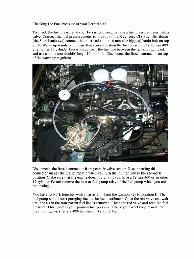 Fuel Pressure Check | PDF