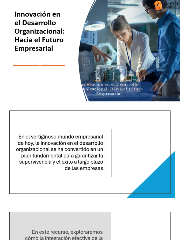 Innovación en El Desarrollo Organizacional: Hacia El Futuro Empresarial ...