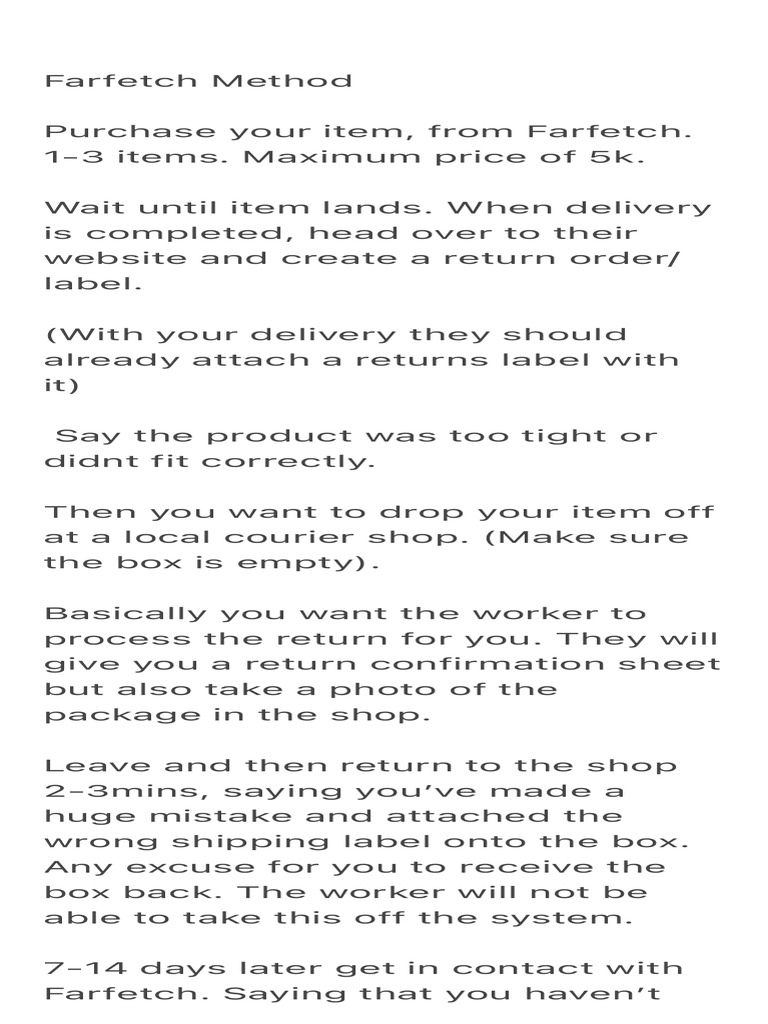 Farfetch Method 1 | PDF | Career & Growth