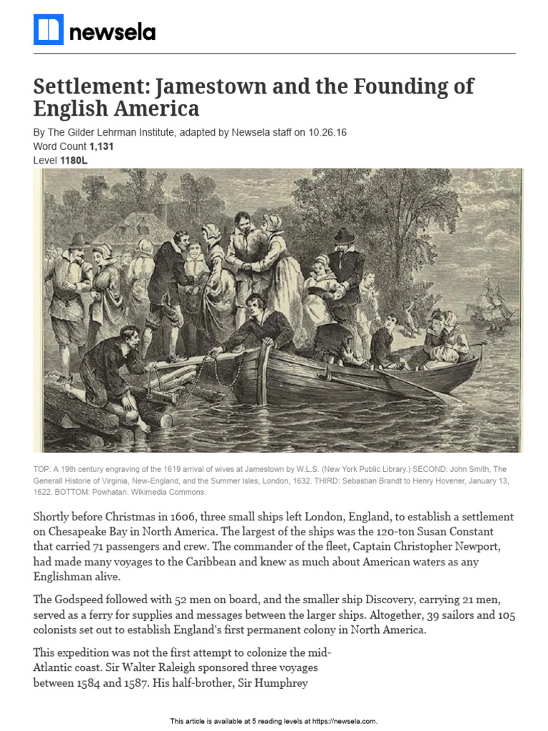 24-25 8th Grade Social Studies Summer Assignment | PDF | Roanoke Colony ...