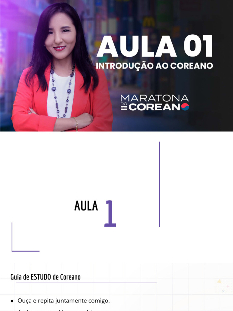 Guia de ESTUDO de Coreano | PDF | Coreano (idioma) | Coreia do Sul