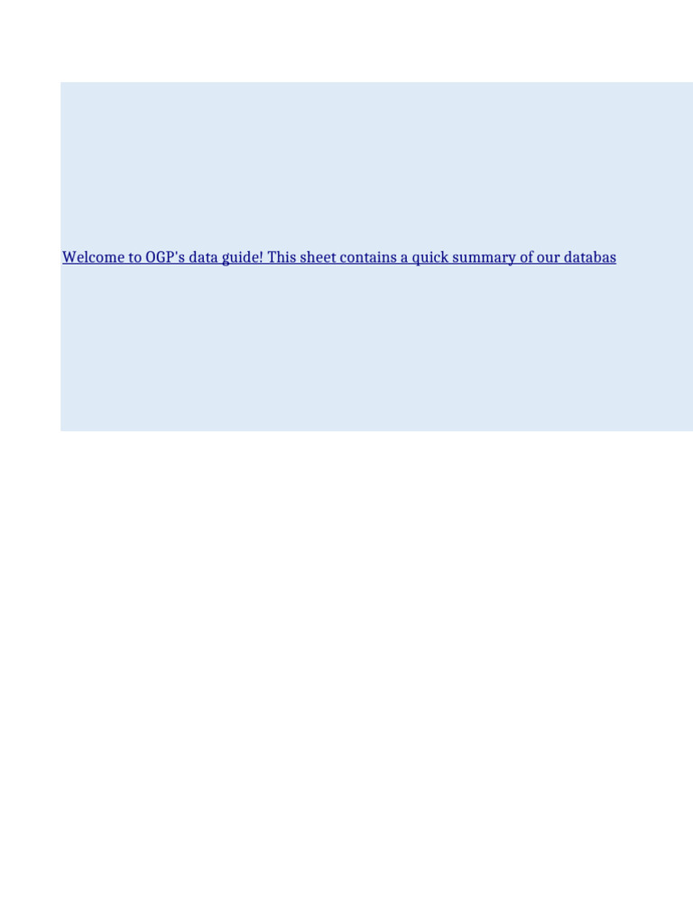 Data Guide – March 2021 | PDF | Governance | Public Sphere