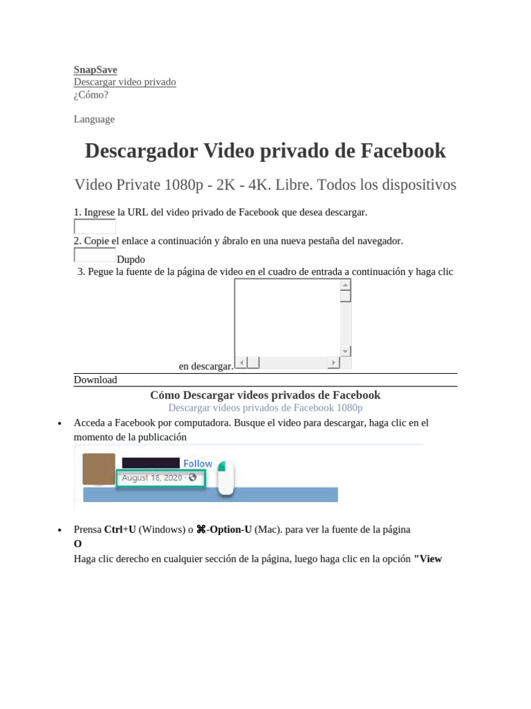 Snap Save | PDF | Facebook | Ios