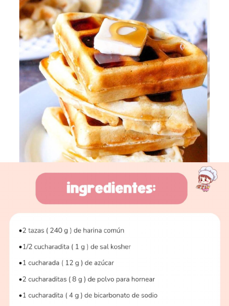 Waffles de Caramelo Salado ? | PDF