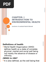 Environmental Health Basics | PDF | Hygiene | Sanitation