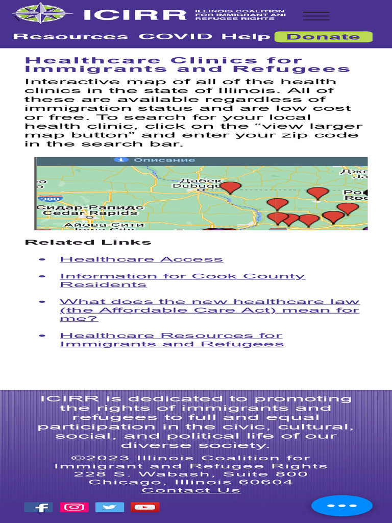 Healthcare Resources - Interactive Map ICIRR | PDF | Social Science