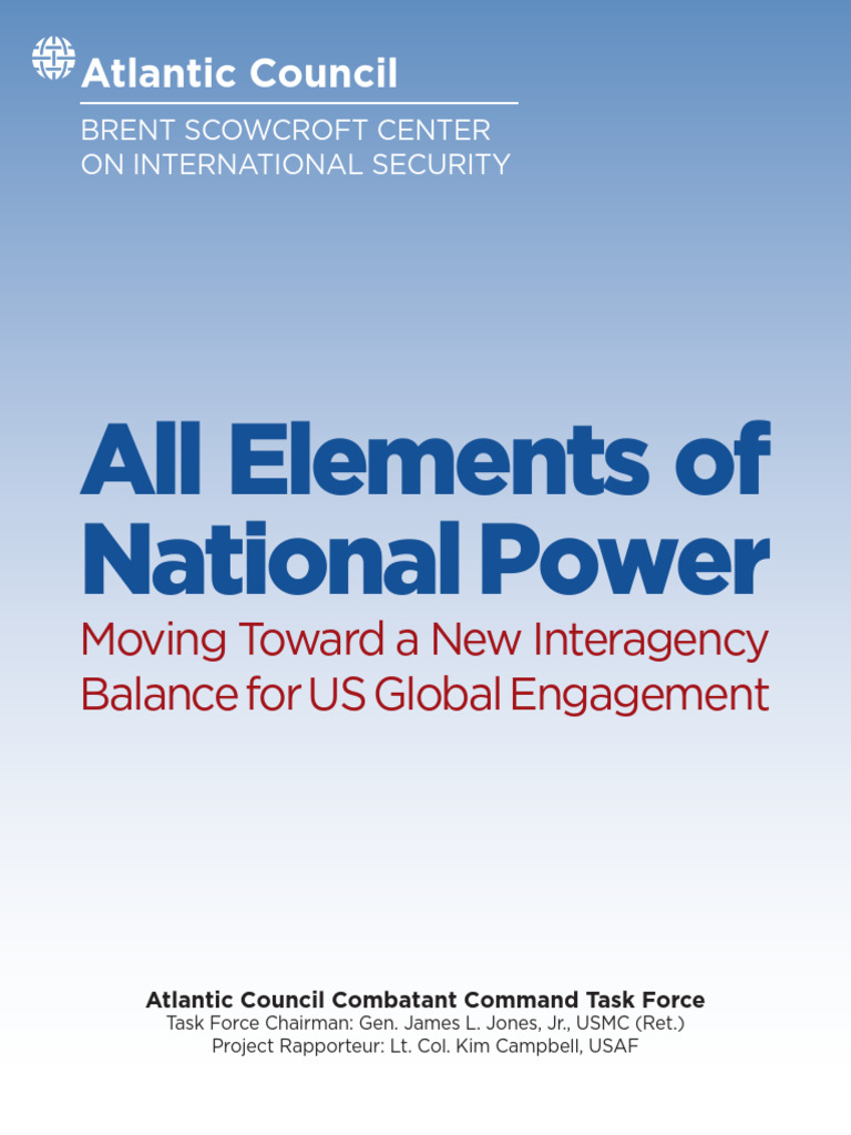 All Elements of National Power | PDF | United States Department Of ...