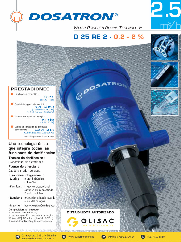 FT Dosatron D25 | PDF