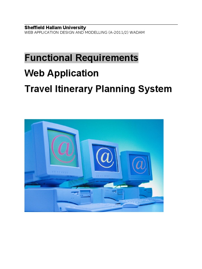 Travel Itinerary System Requirements | PDF | Use Case | Web Application