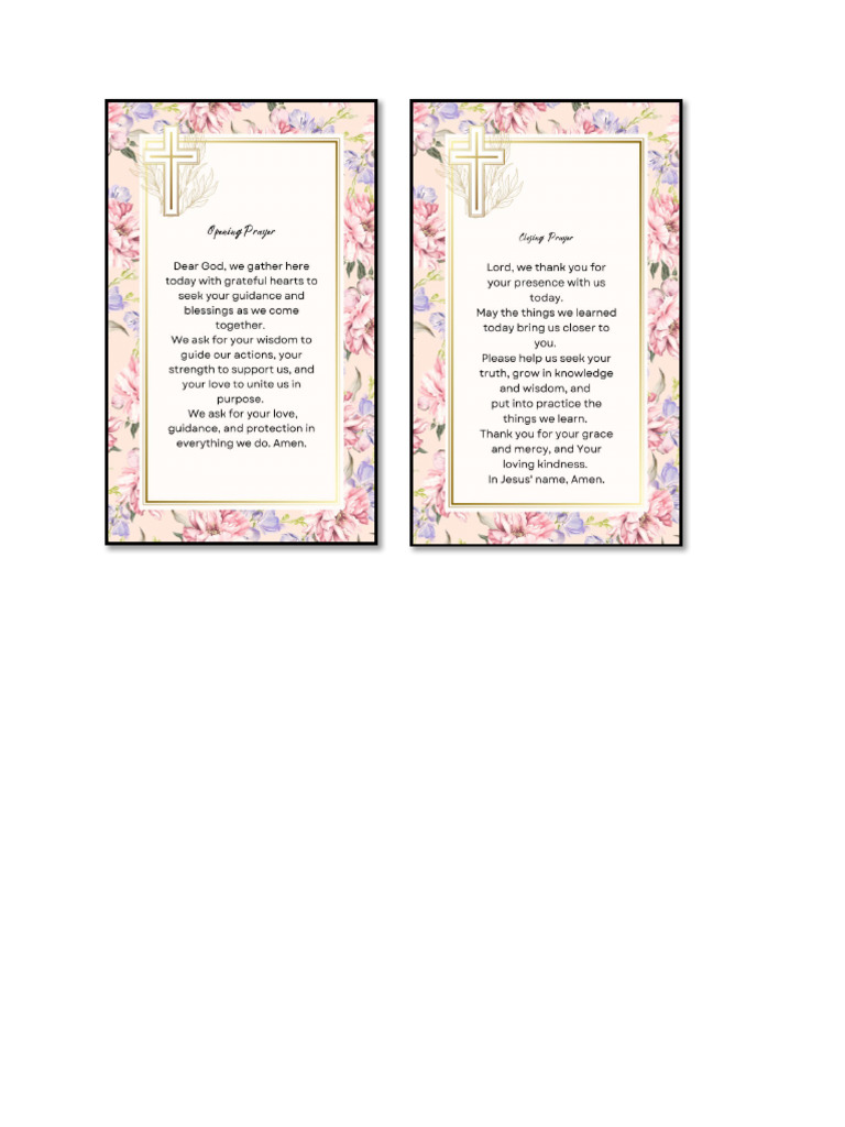 Prayer Pdf