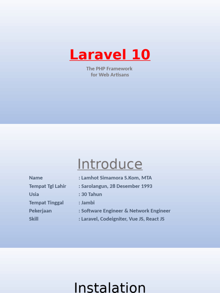 Laravel 10 | PDF | Computers