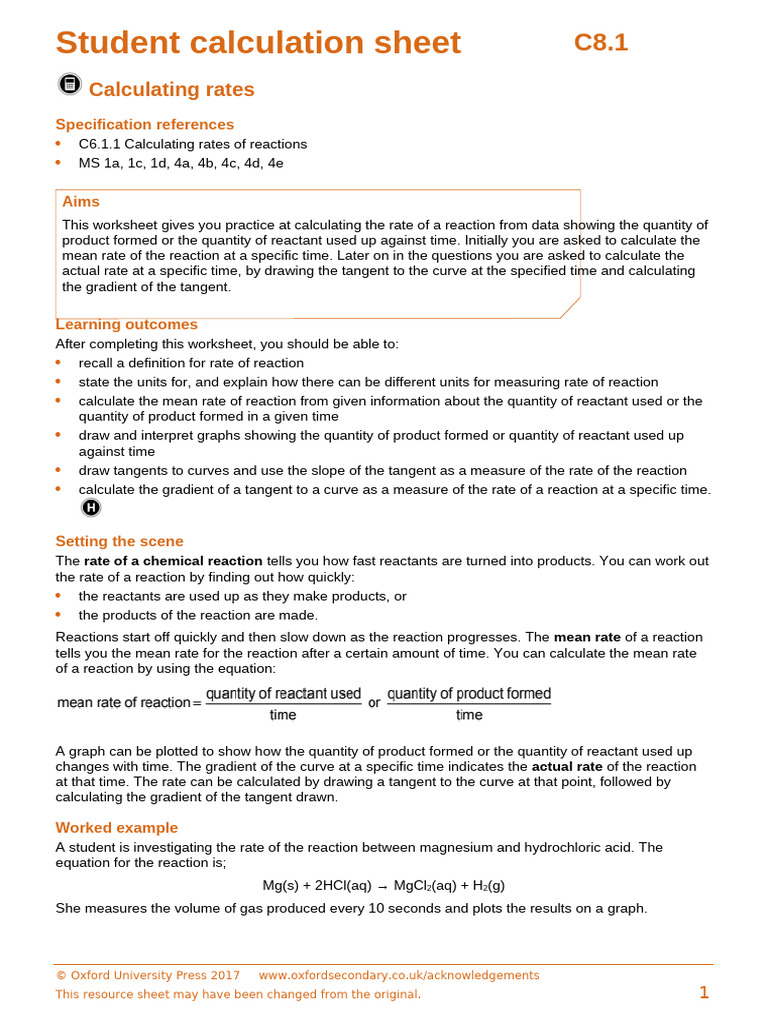 Oxo - AQA16 - C801 - cs01 - Xxaann Edit | PDF | Acid | Chemical Reactions