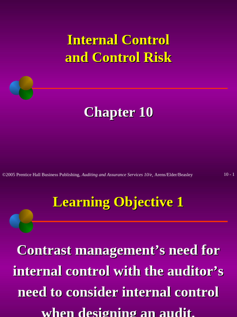 ch_10 | PDF | Internal Control | Audit