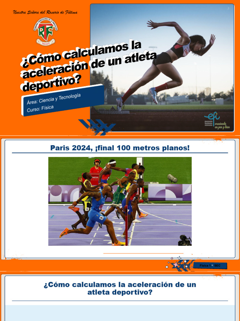 U7 - S1 - Física - 1.° SEC - Aceleración | PDF | Velocidad | Aceleración