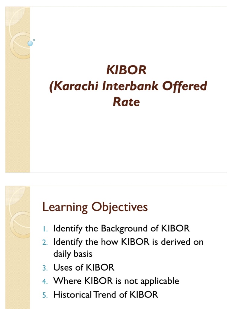 KIBOR | PDF