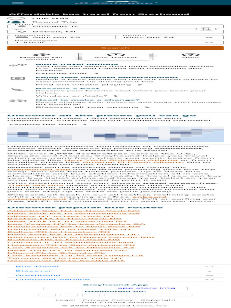 Greyhound Affordable Bus Tickets Across US, Cana… | PDF | Transport ...