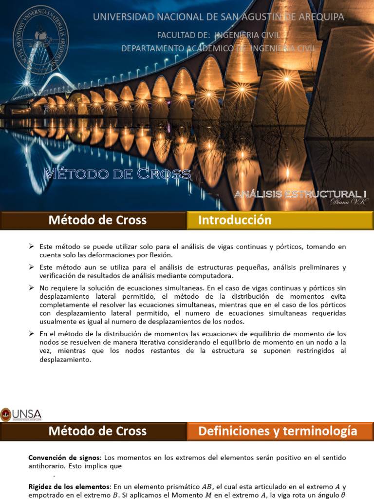005 Método de Cross | PDF | Rigidez | Viga (Estructura)