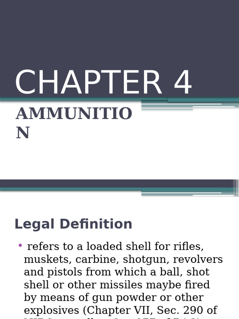 Lesson4 Ballistics | PDF | Caliber | Cartridge (Firearms)
