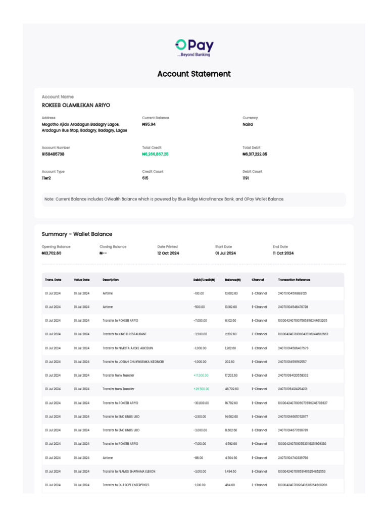 Dating Format | PDF | Debits And Credits | Financial Services