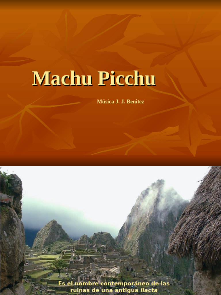 Machu Picchu | PDF | Machu Picchu